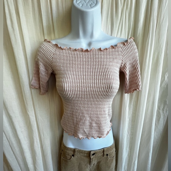 Caution To The Wind | Tops | Caution To The Wind Smocked Crop Top 45 ...